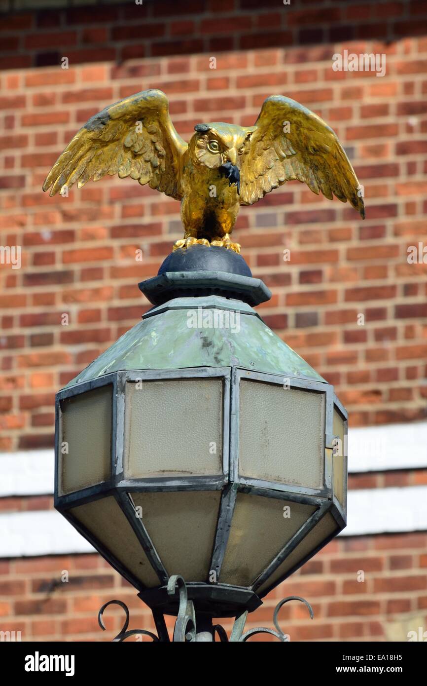 Owl street light Stock Photo - Alamy