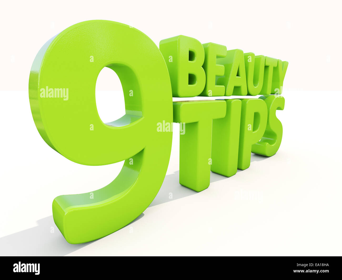3d Beauty tips Stock Photo - Alamy