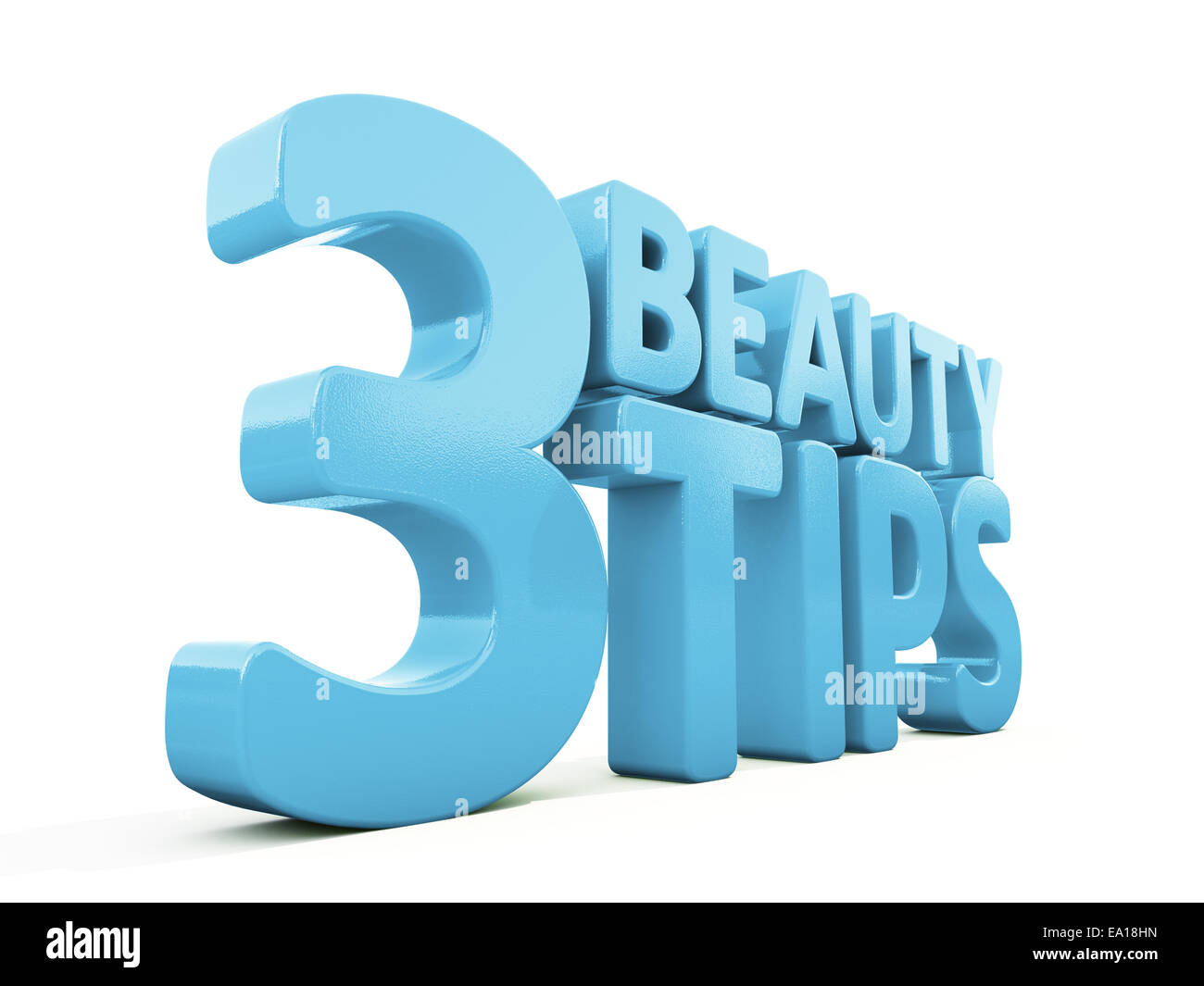 3d Beauty tips Stock Photo - Alamy