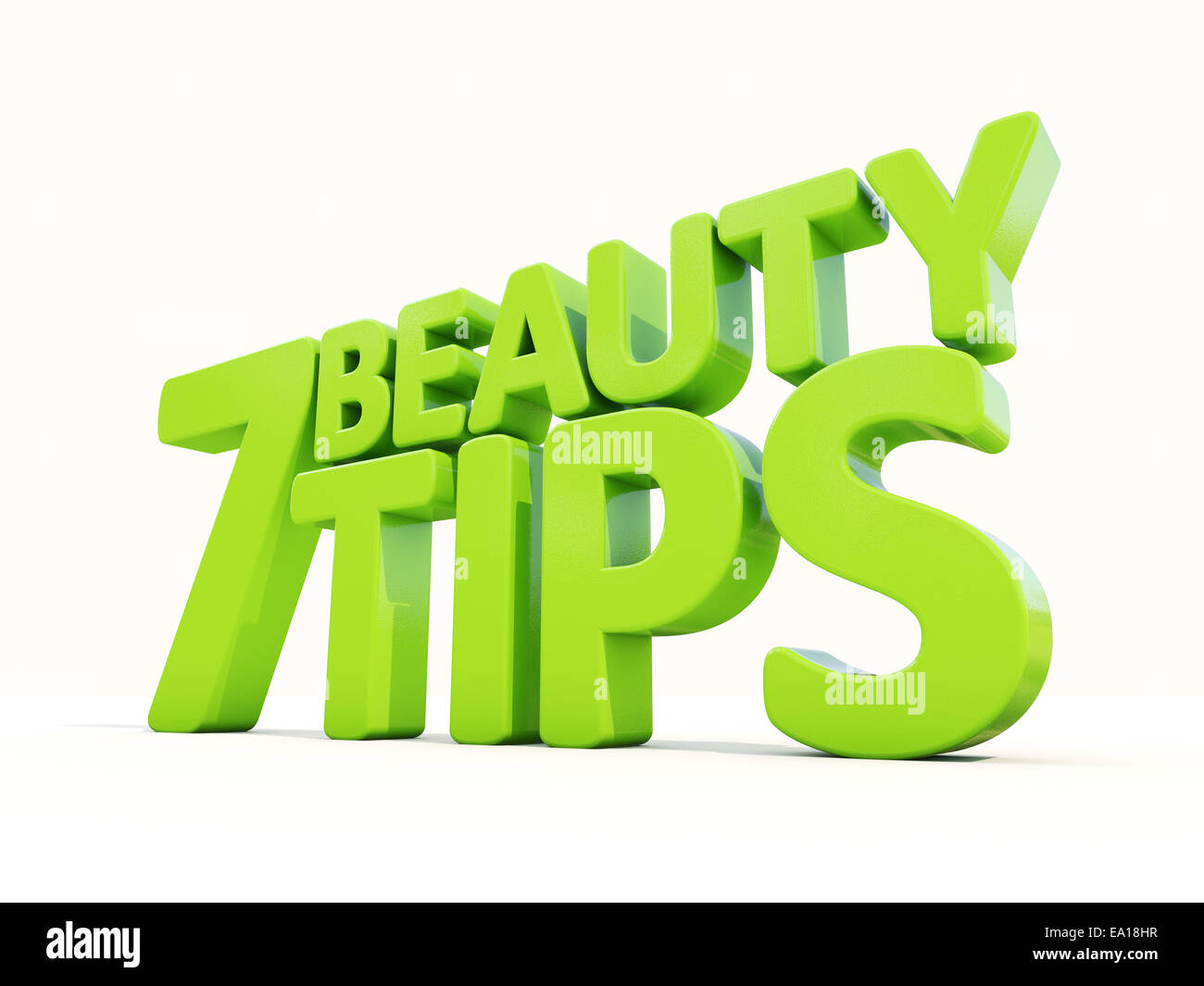 3d Beauty tips Stock Photo - Alamy
