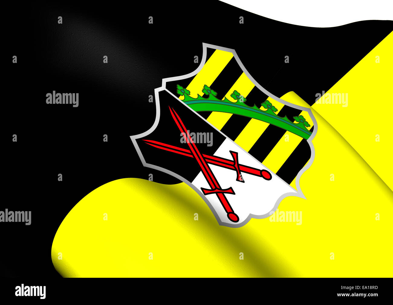 Electorate of Saxony Flag Stock Photo - Alamy