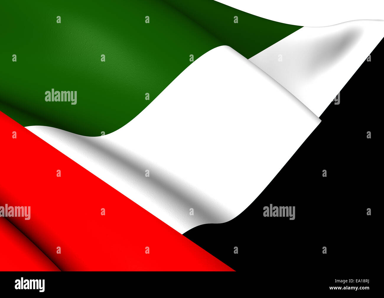 Flag of United Arab Emirates Stock Photo - Alamy
