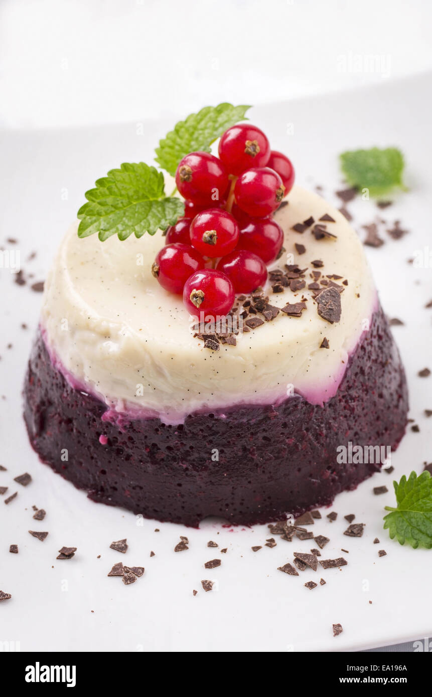 red currant dessert Stock Photo - Alamy