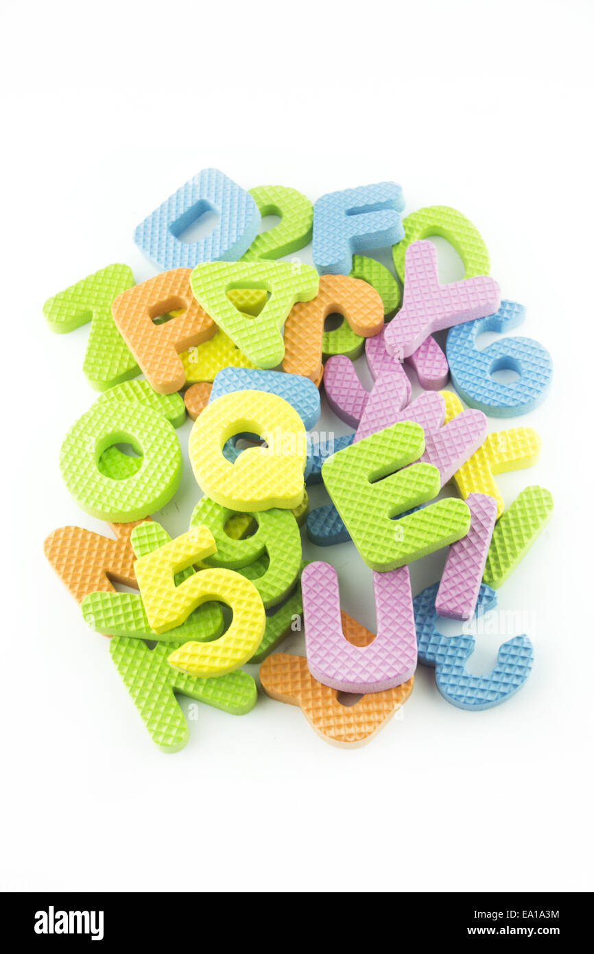 colorful alphabet letters Stock Photo - Alamy