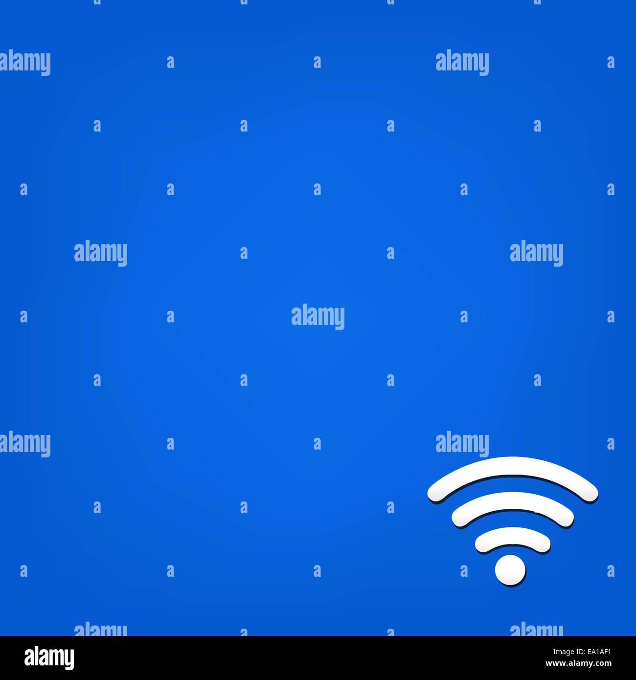 Wifi Symbol Blue High Resolution Stock Photography and Images - Alamy