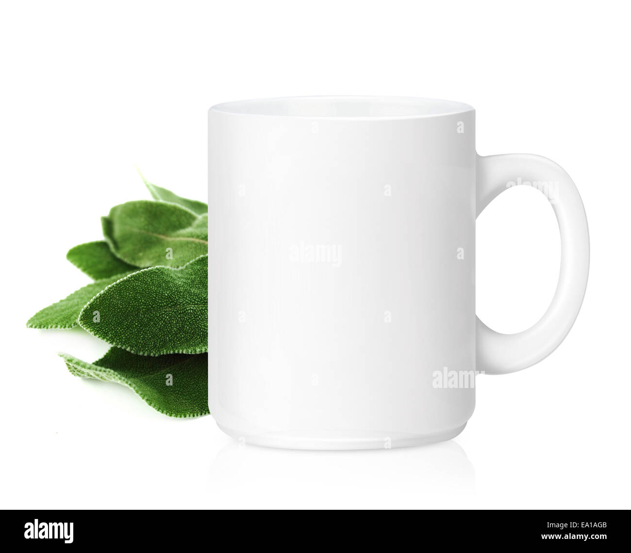 White ceramic mug Stock Photo - Alamy