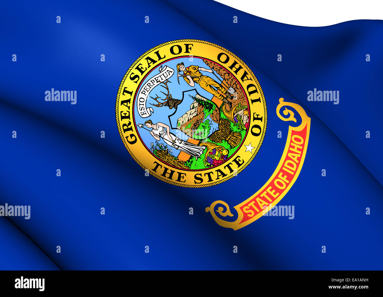 Flag of Idaho Stock Photo - Alamy