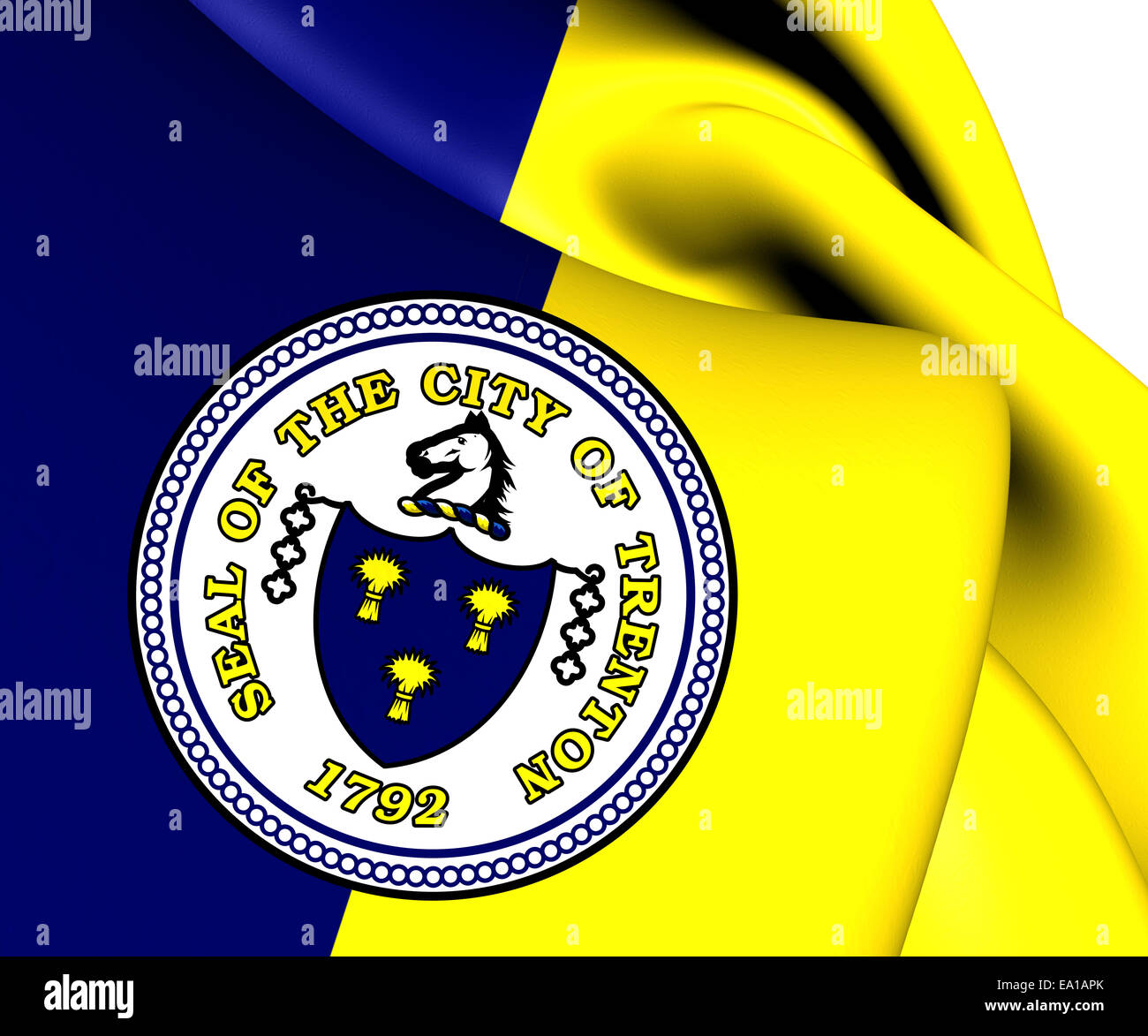 Flag of Trenton Stock Photo - Alamy