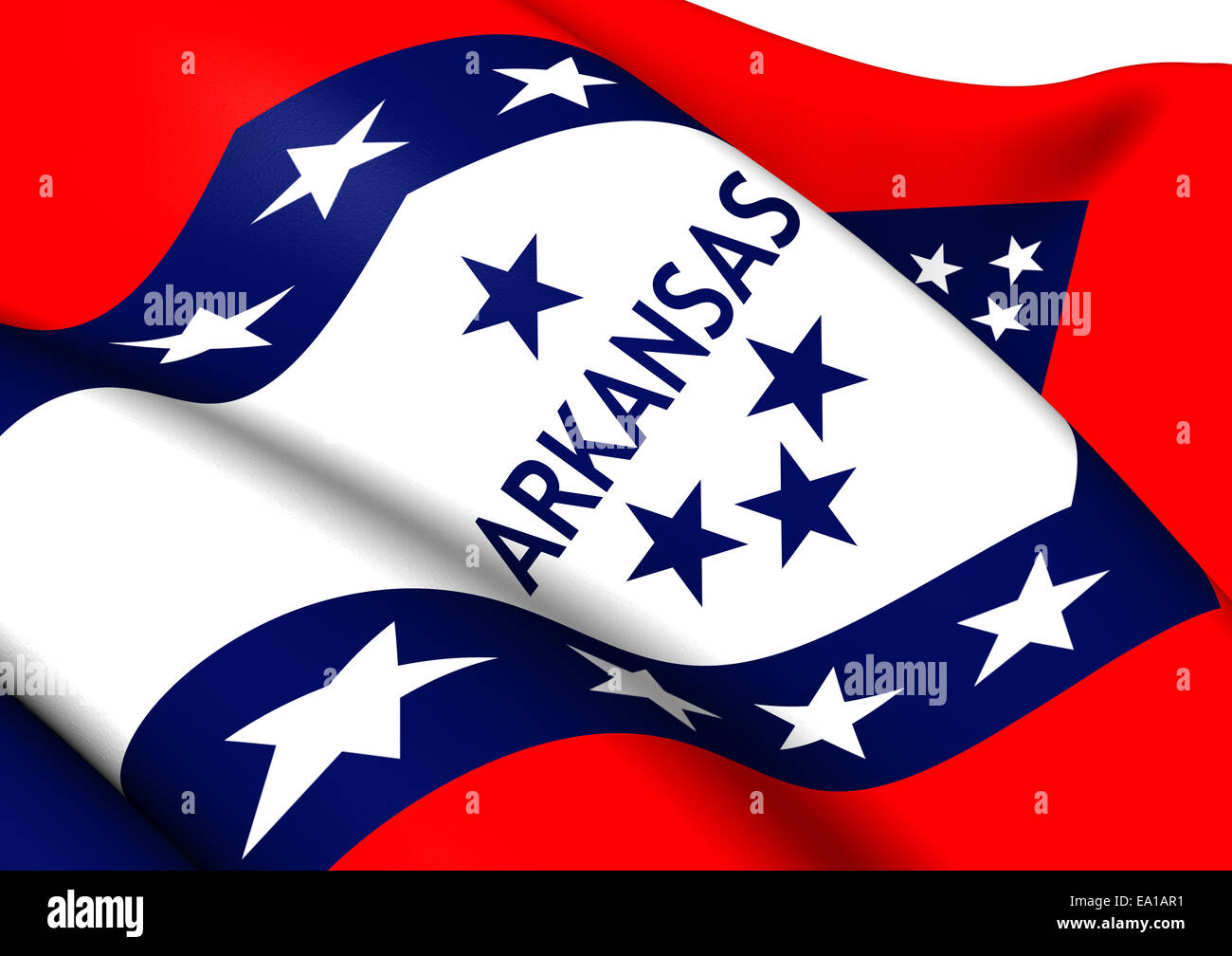 Flag of Arkansas Stock Photo - Alamy