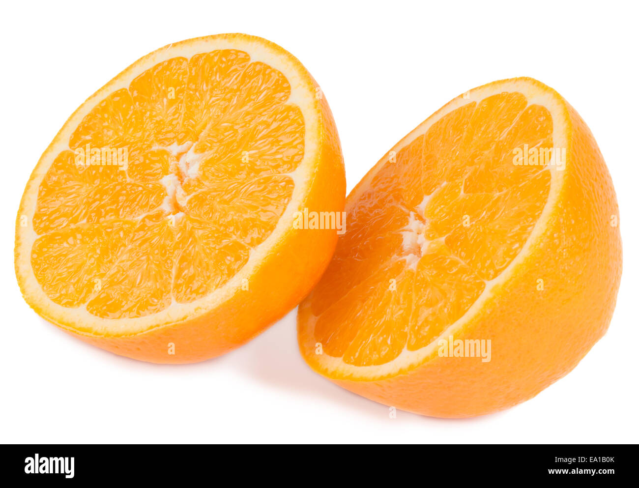 Orange slices Cut Out Stock Images & Pictures - Alamy