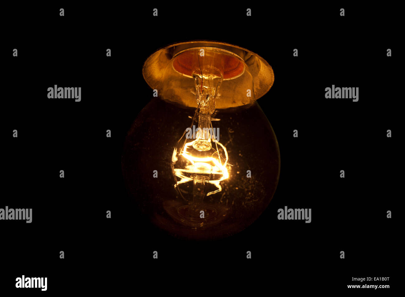 Light bulb burning hi-res stock photography and images - Alamy