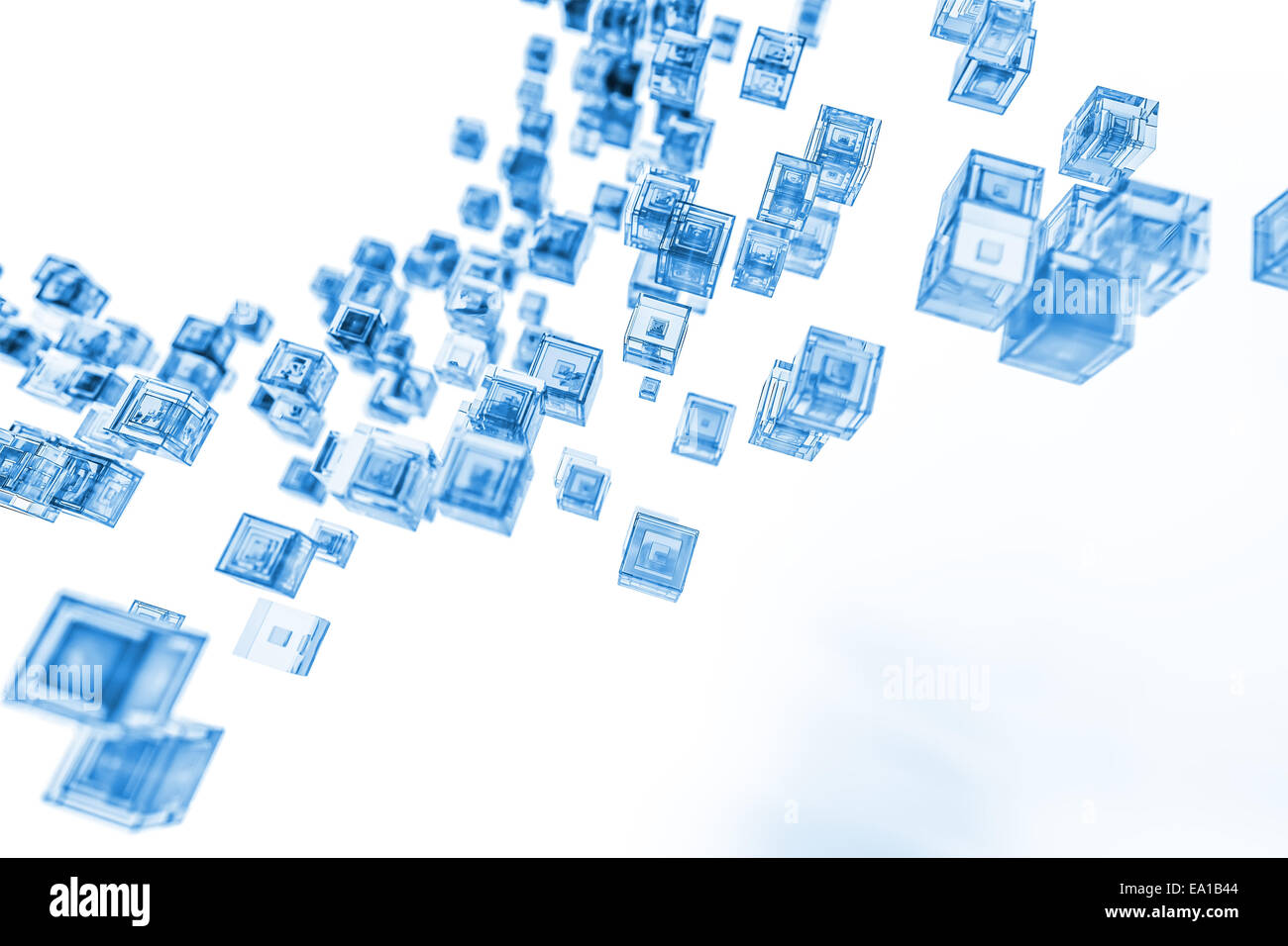 abstract glass cubes background Stock Photo - Alamy