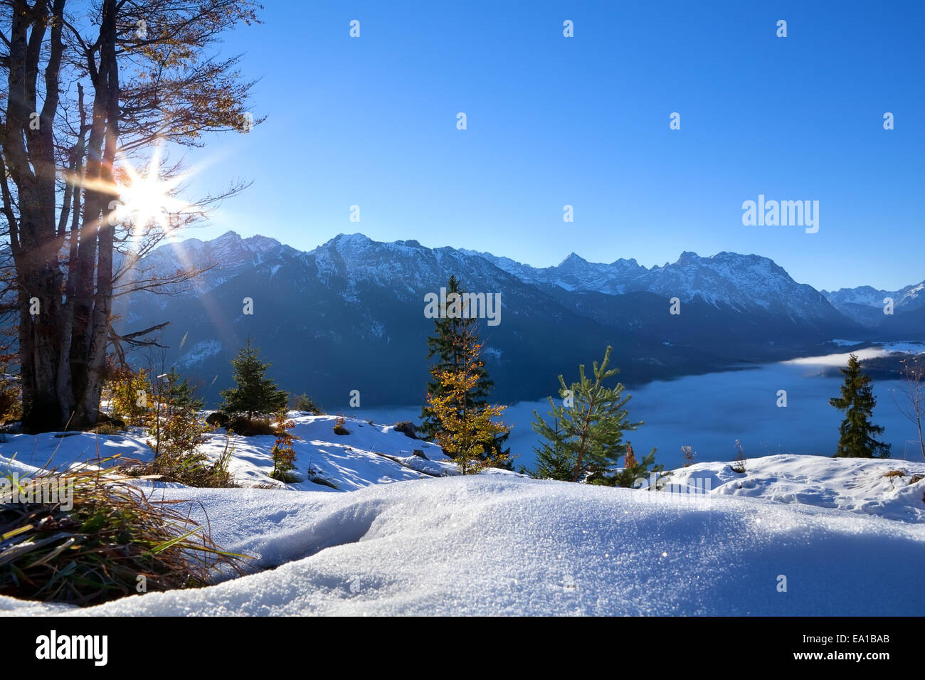 Bavarian alps people winter hi-res stock photography and images - Alamy