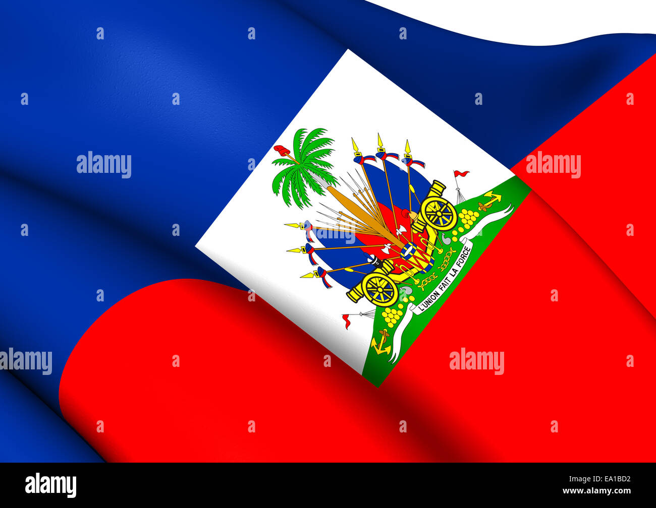 Flag of Haiti Stock Photo - Alamy