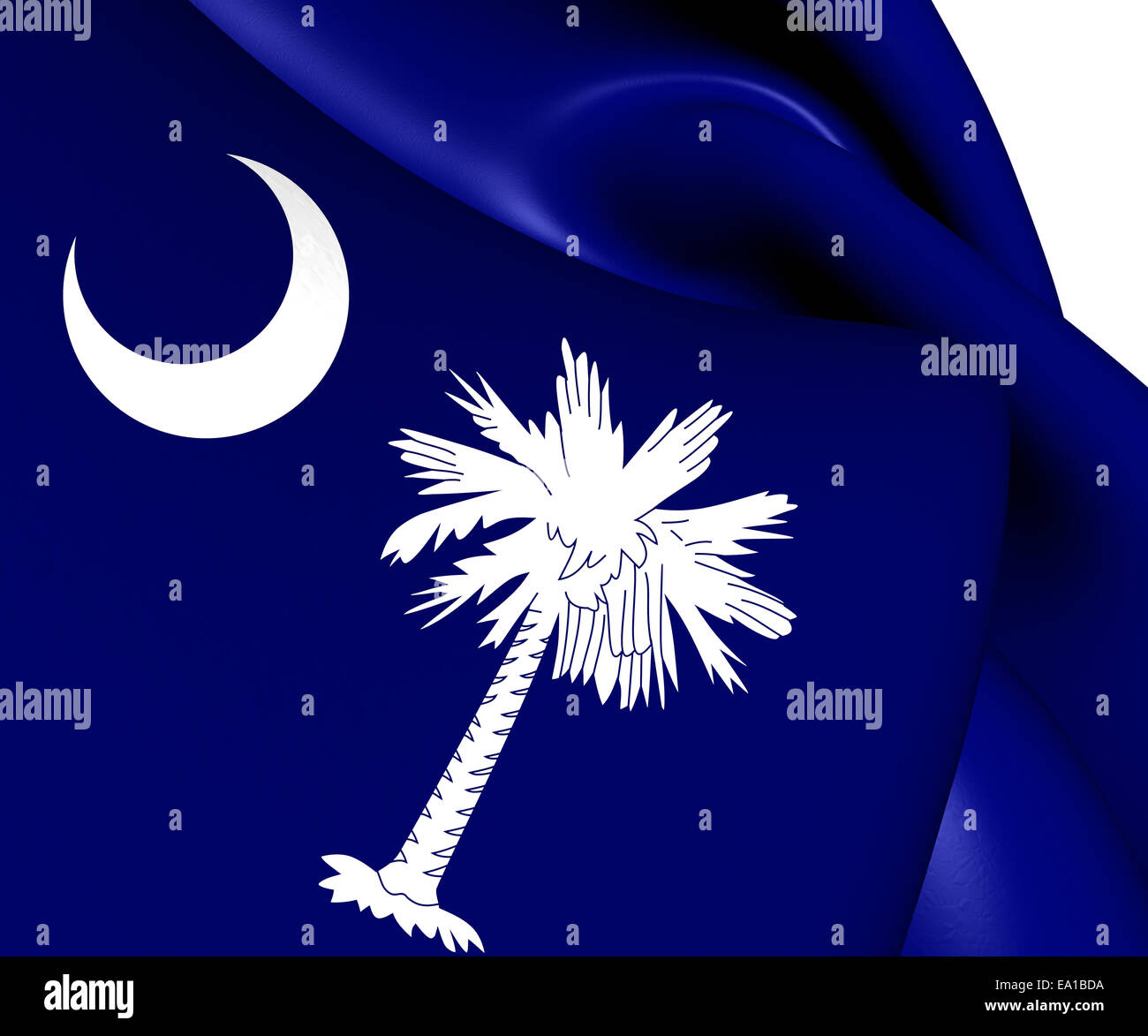 Flag of South Carolina Stock Photo - Alamy