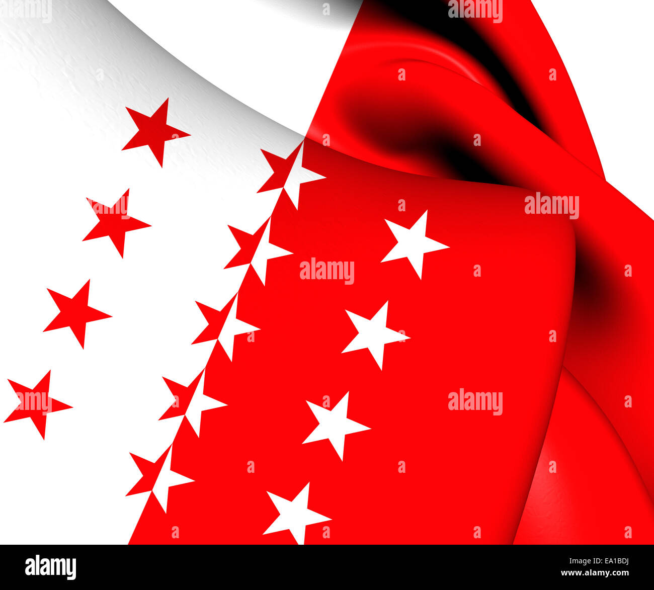 Flag of Valais Stock Photo - Alamy