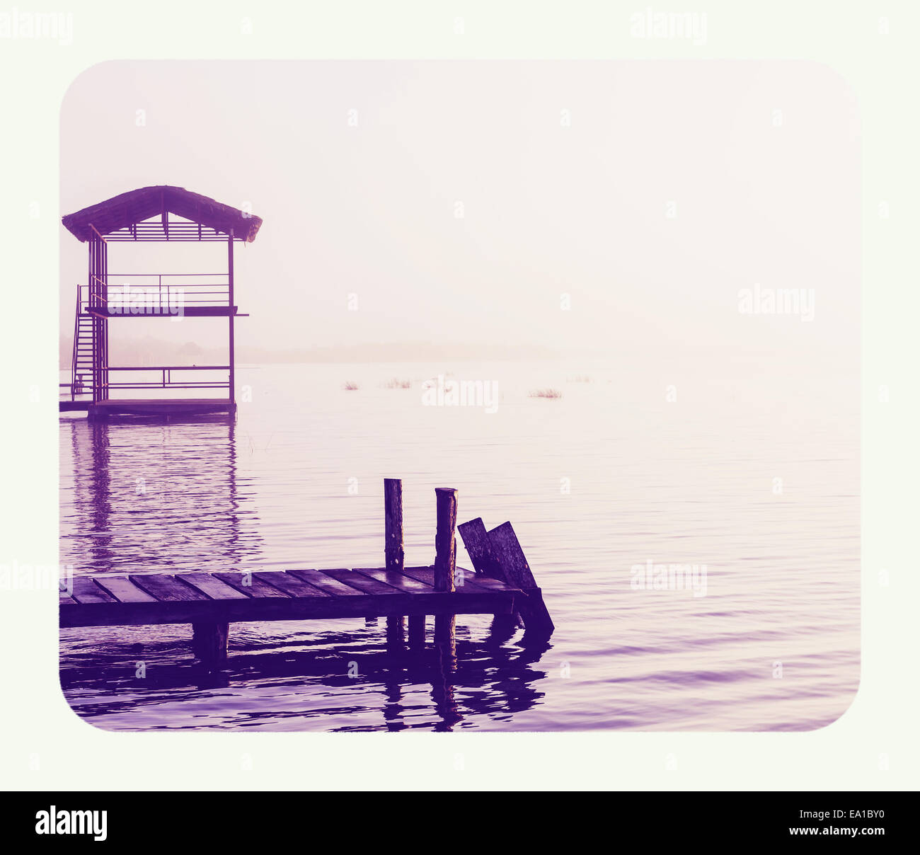 Beach landscape boardwalk Cut Out Stock Images & Pictures - Alamy