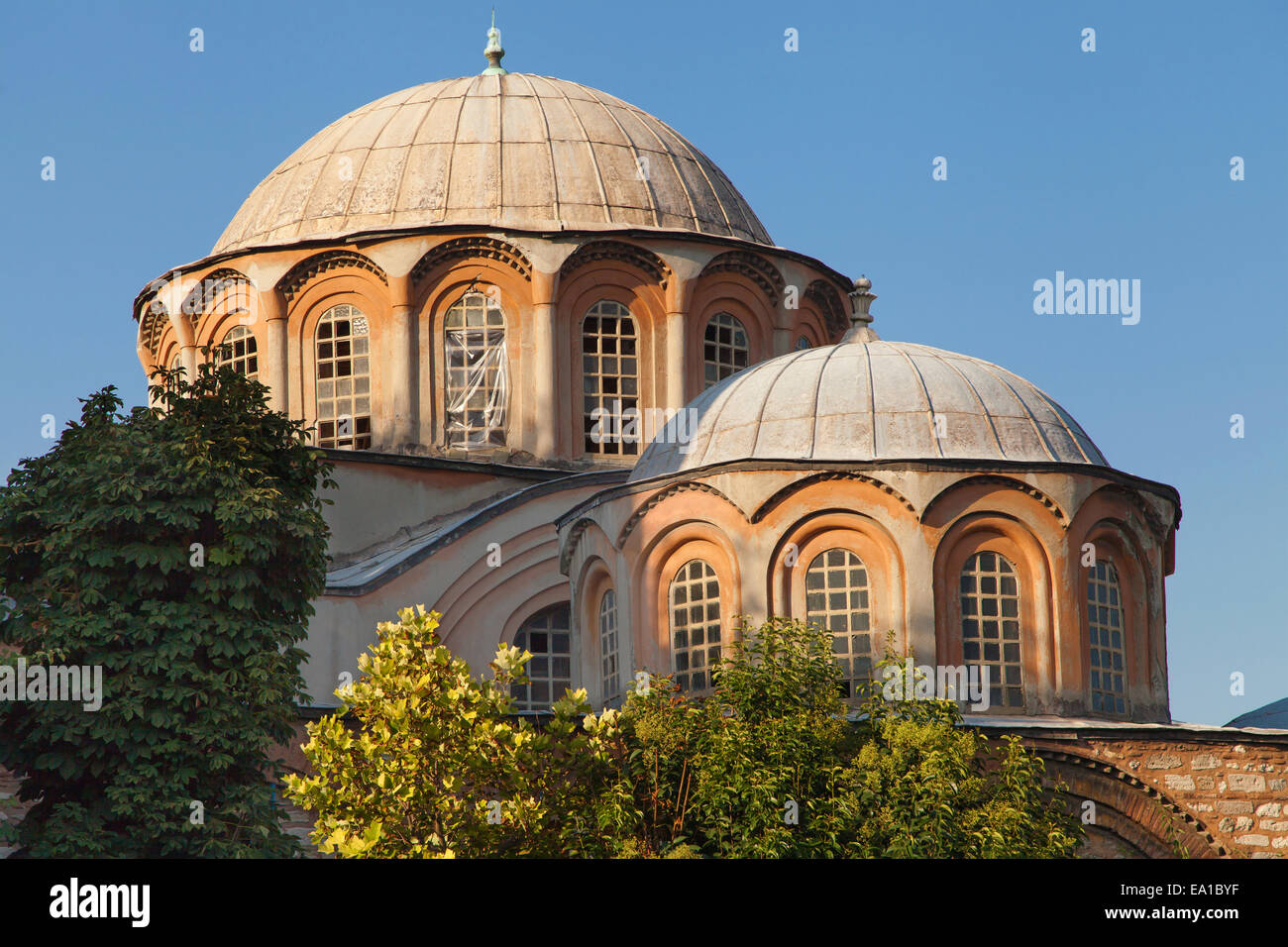 Domes of the Church of the Holy Saviour in Chora, Istanbul, Turkey ...