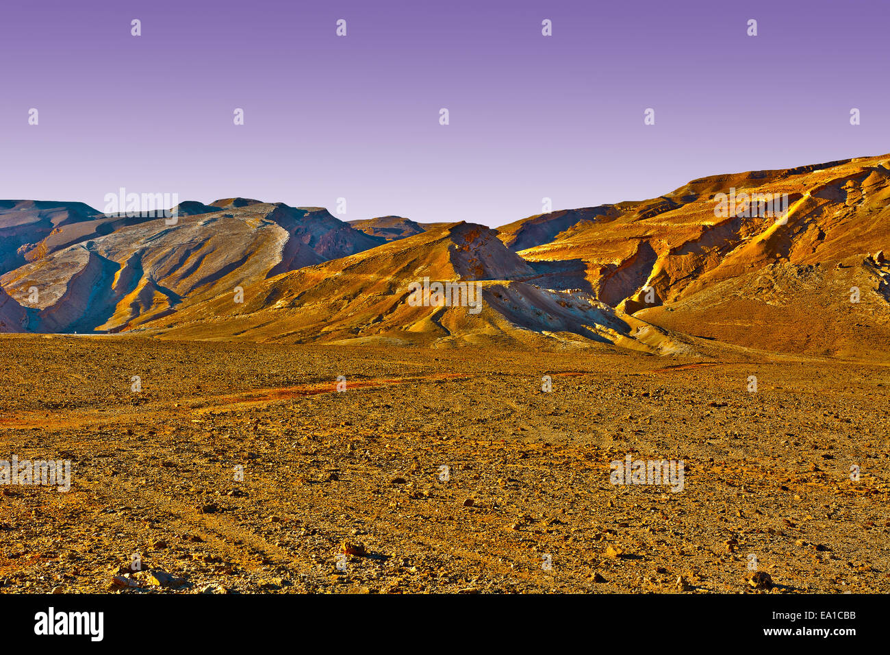 Desert in Israel Stock Photo - Alamy