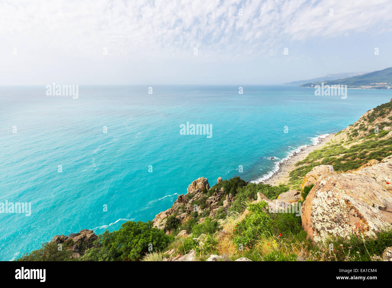 Coast in Crimea Stock Photo - Alamy