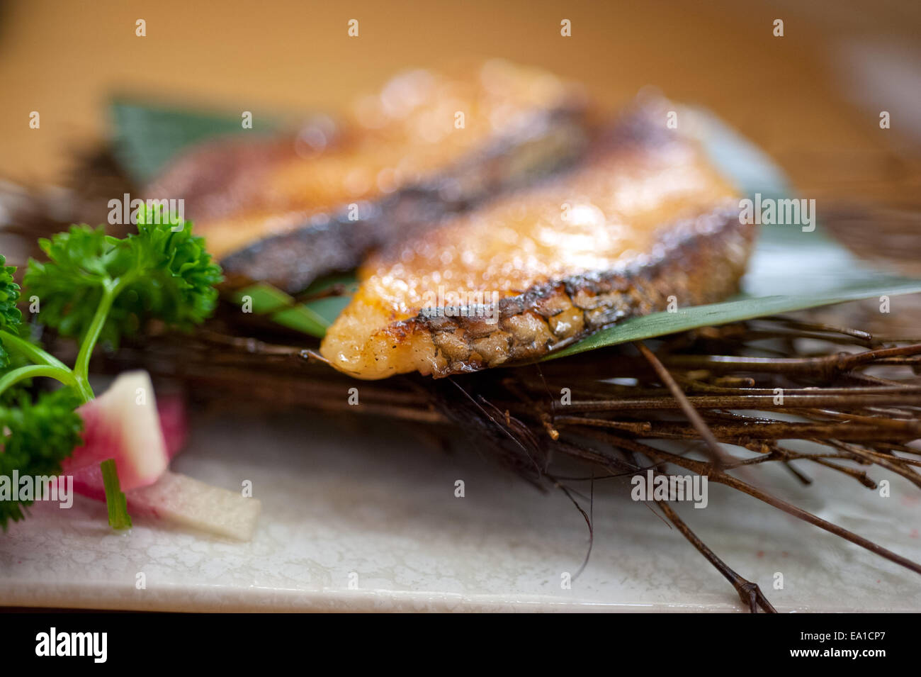 Japanese cooked fish hi-res stock photography and images - Alamy