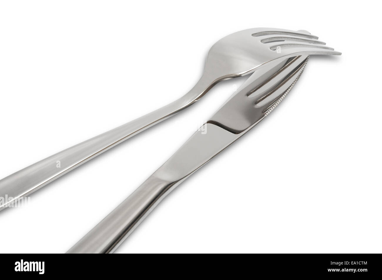 Modern knife and plug Stock Photo - Alamy