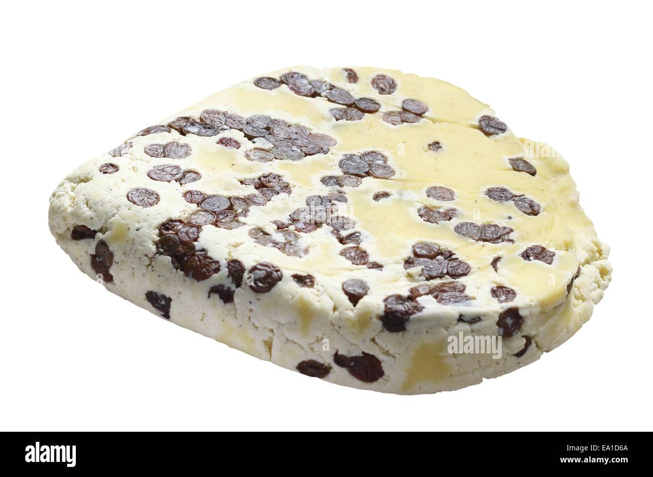 Sweet cottage cheese with raisins Stock Photo - Alamy