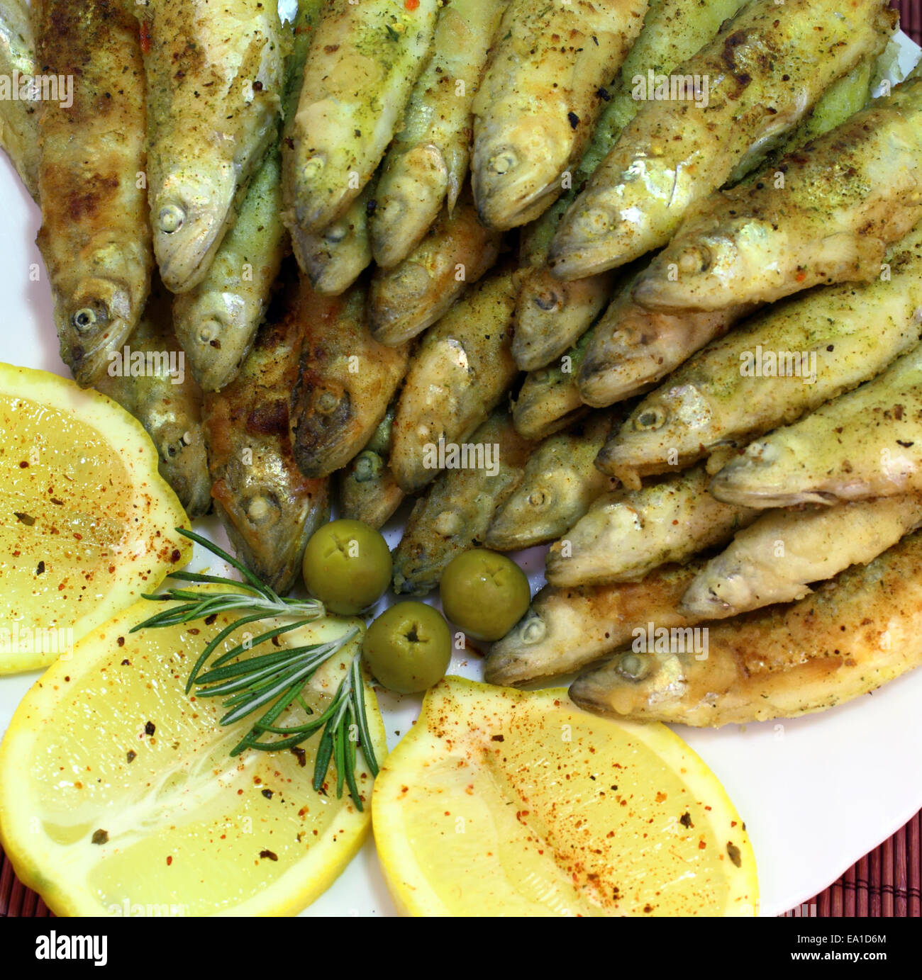 Fried smelt fish hi-res stock photography and images - Alamy