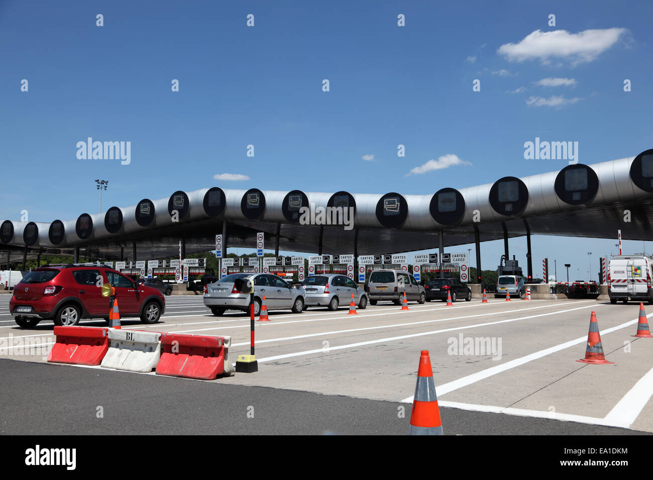 Highway toll gate in France Stock Photo - Alamy Highway toll gate in France Stock Photo - Alamy