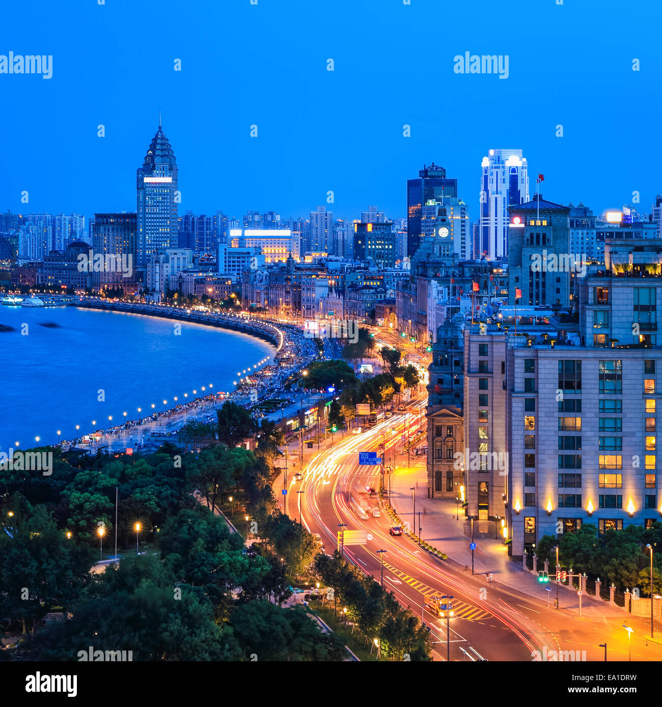 beautiful shanghai bund closeup Stock Photo - Alamy