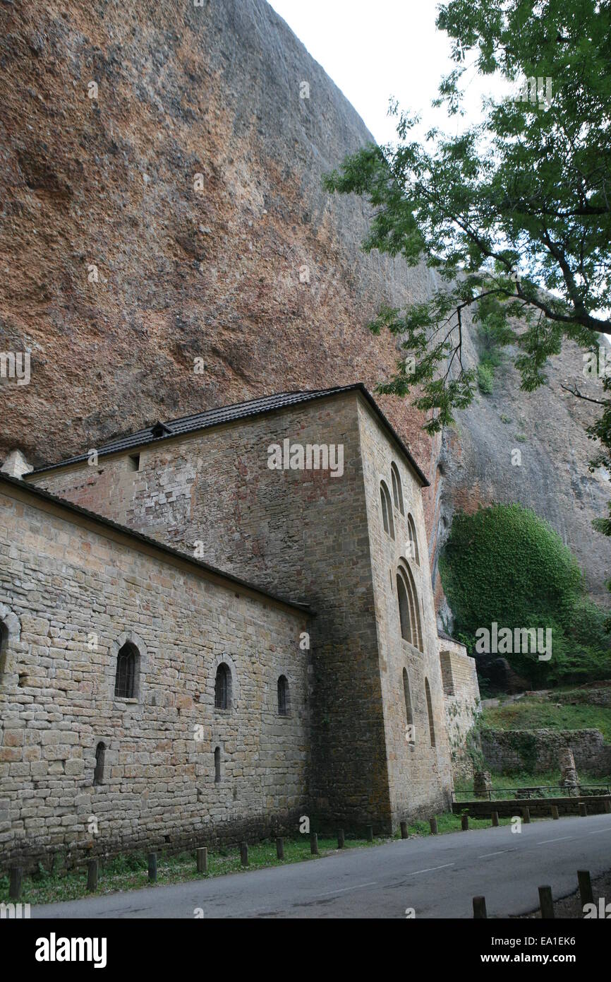 San Juan de la Peña Pena monastery south-west of Jaca, in the province ...