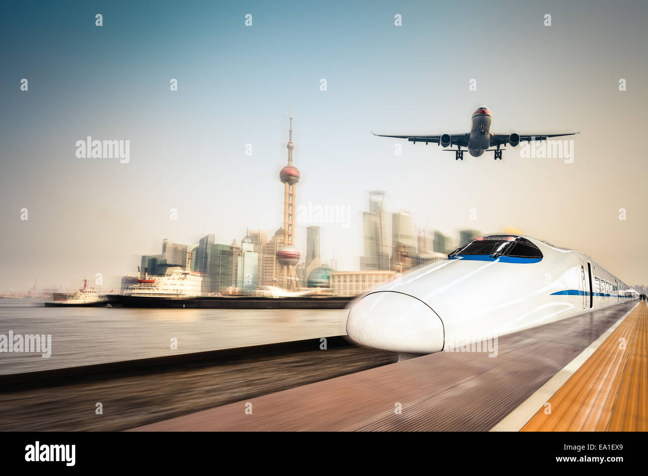 transportation and modern urban background Stock Photo - Alamy