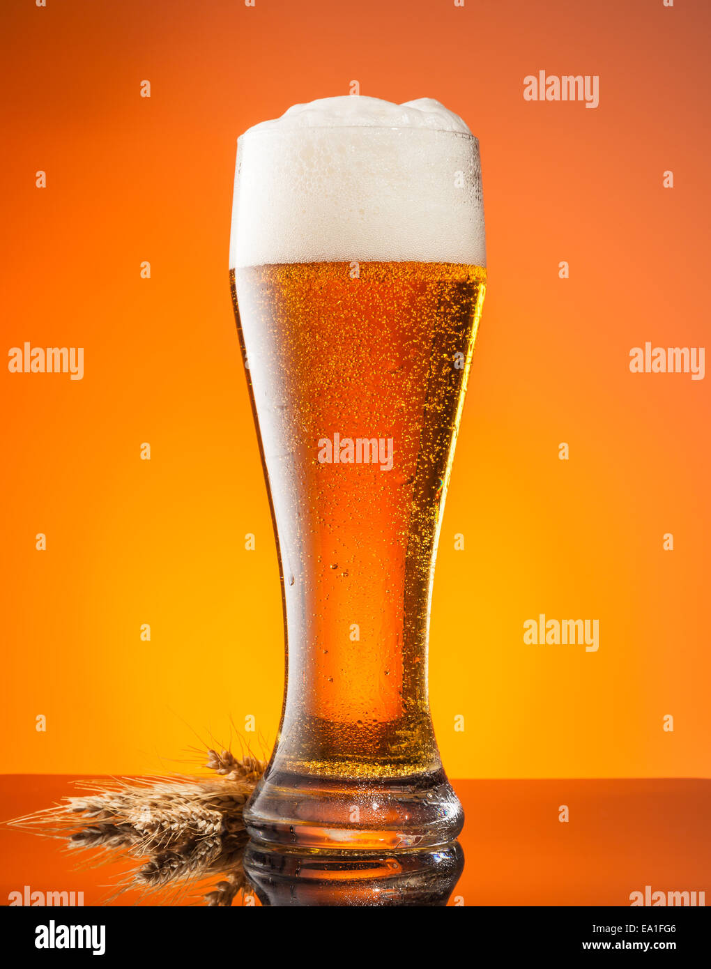 Glass beer background hi-res stock photography and images - Alamy