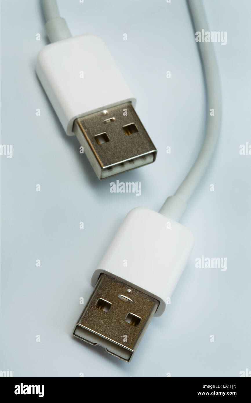 Two new plug usb Stock Photo - Alamy
