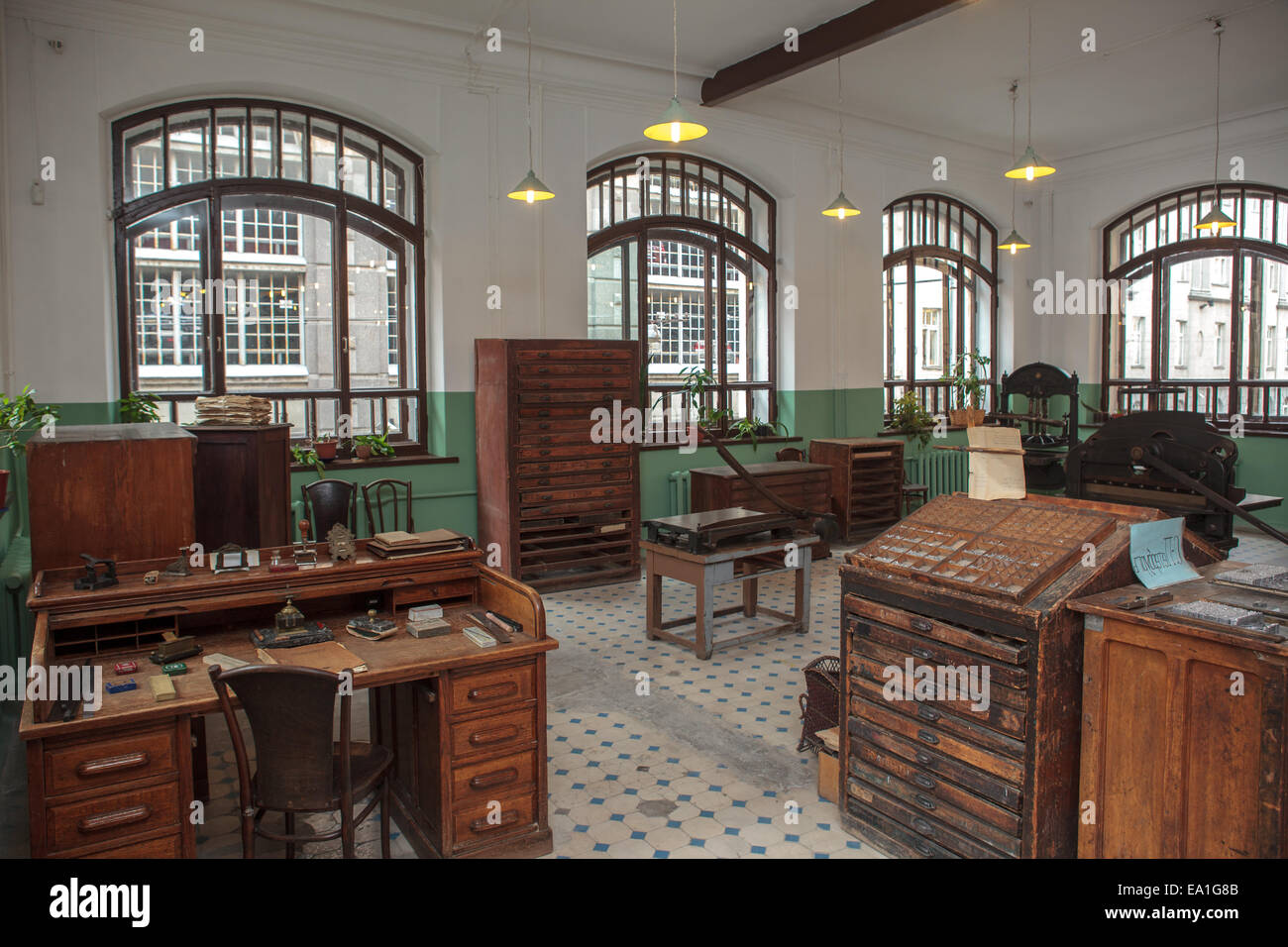 Newspaper printing room hi-res stock photography and images - Alamy