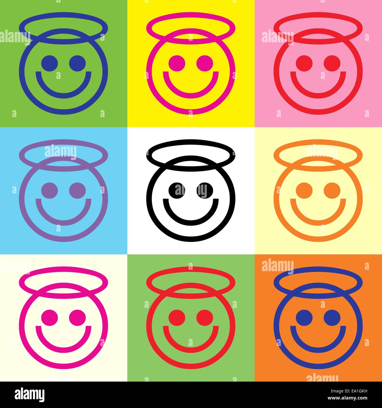 Angel Pop Art Stock Photo - Alamy