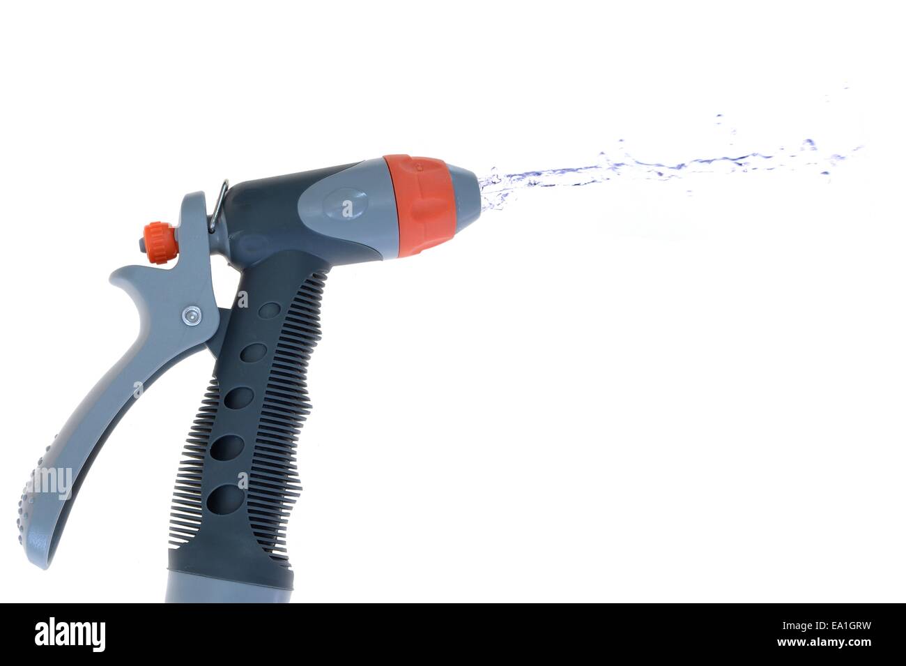 Plastic garden hose nozzle Cut Out Stock Images & Pictures - Alamy