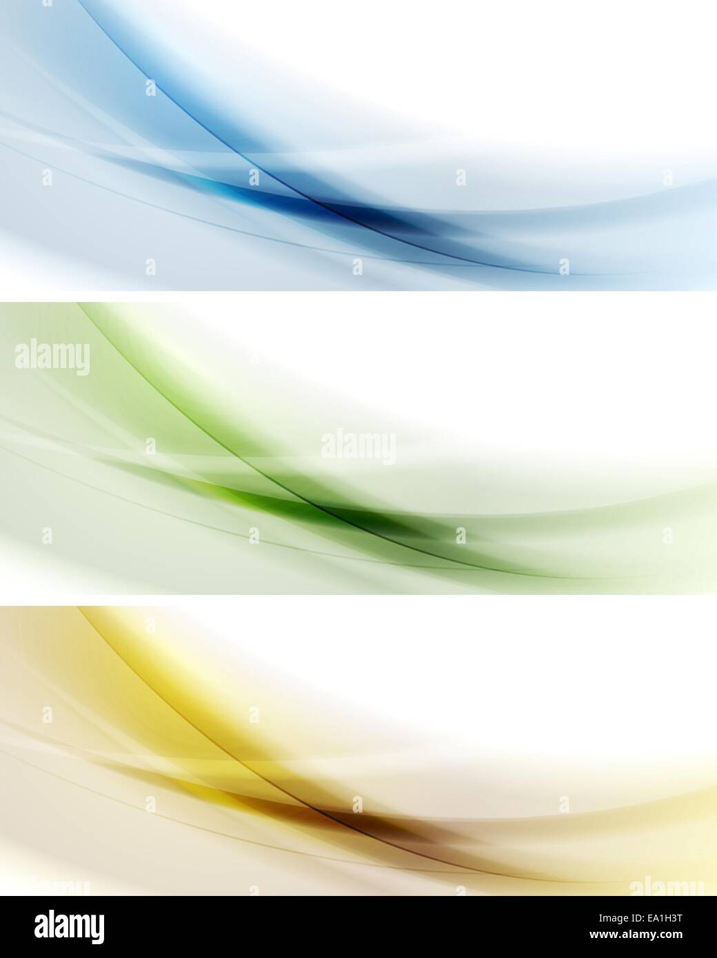 Bright wavy abstract banners Stock Photo - Alamy