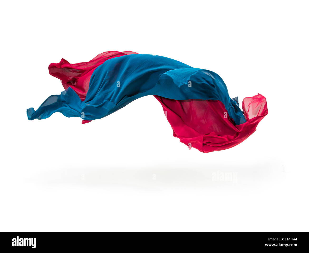 abstract pieces of textile motion Stock Photo - Alamy