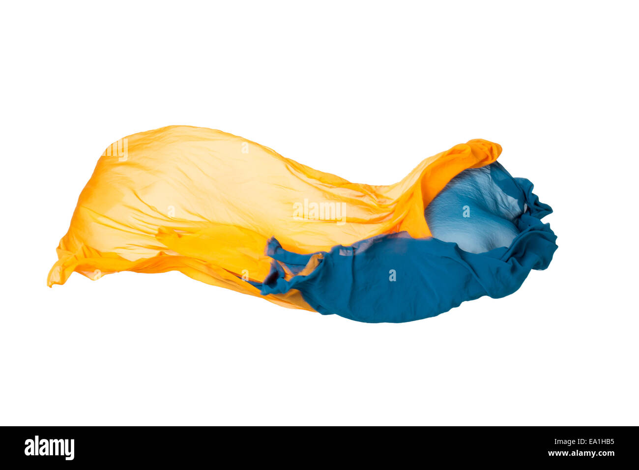 abstract pieces of textile motion Stock Photo - Alamy