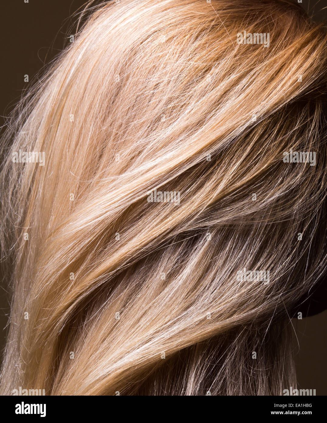 clean natural healthy hair close-up Stock Photo - Alamy