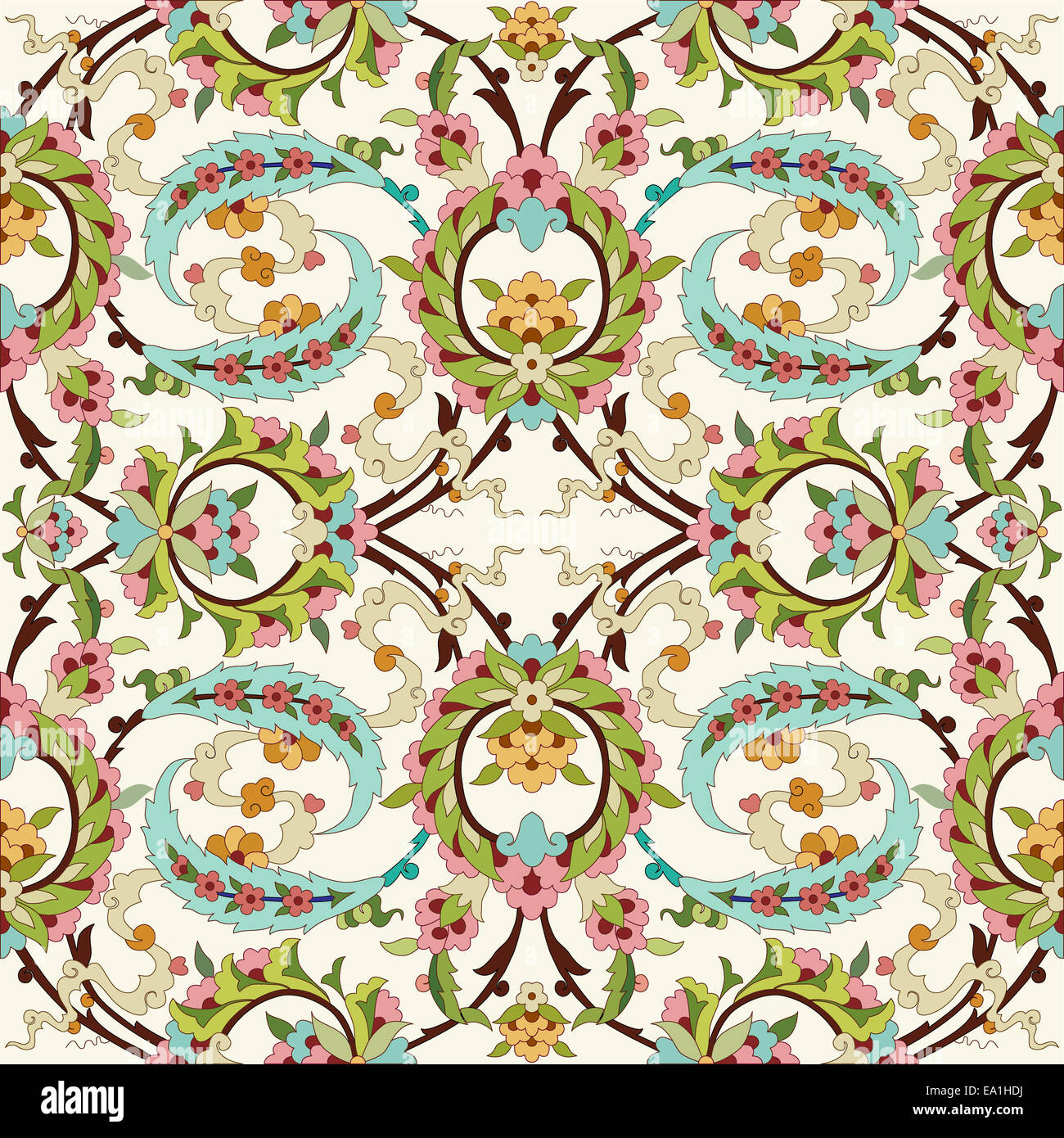 oriental ottoman design forty Stock Photo - Alamy