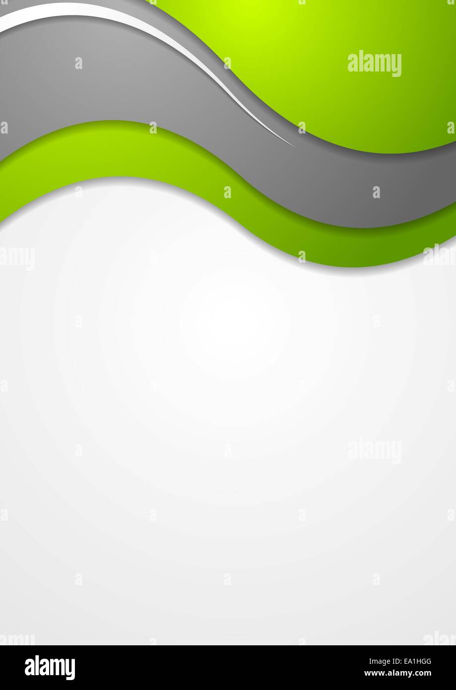 Wavy bright template design Stock Photo - Alamy