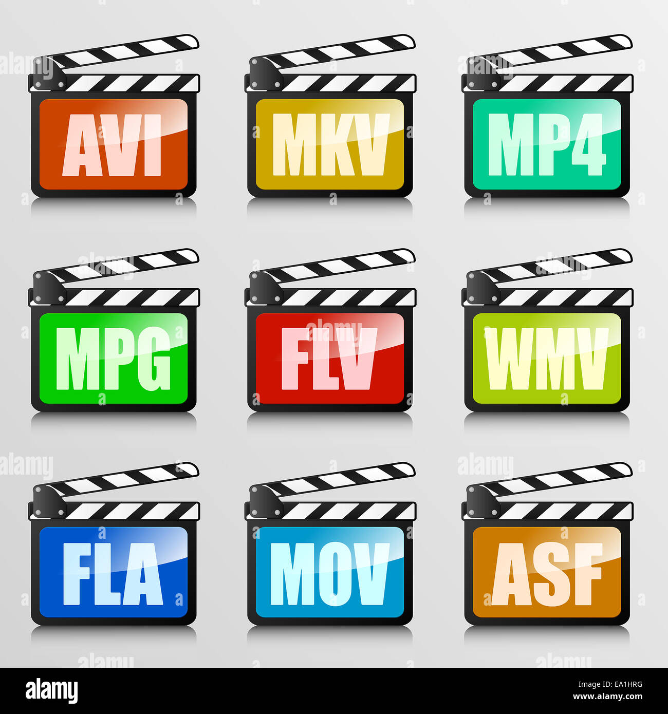 Video player format hi-res stock photography and images - Alamy