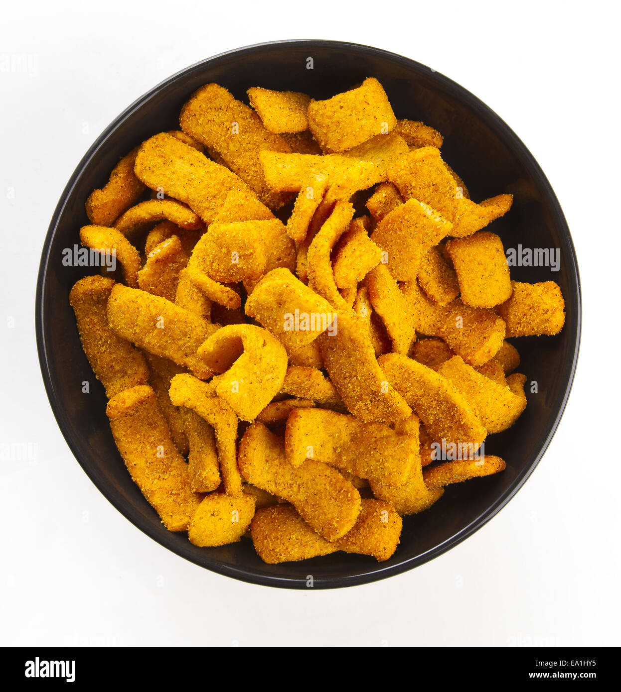 Bowl of bbq chip Stock Photo - Alamy