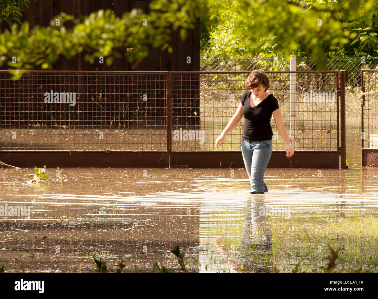 Flood woman hi-res stock photography and images - Alamy