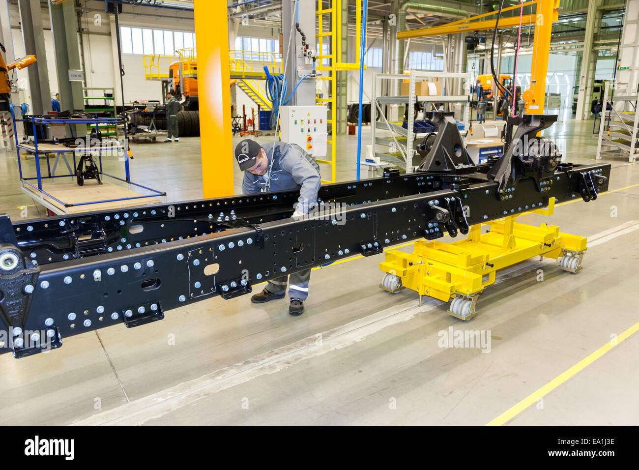 MAN Truck & Bus Production RUS Stock Photo - Alamy