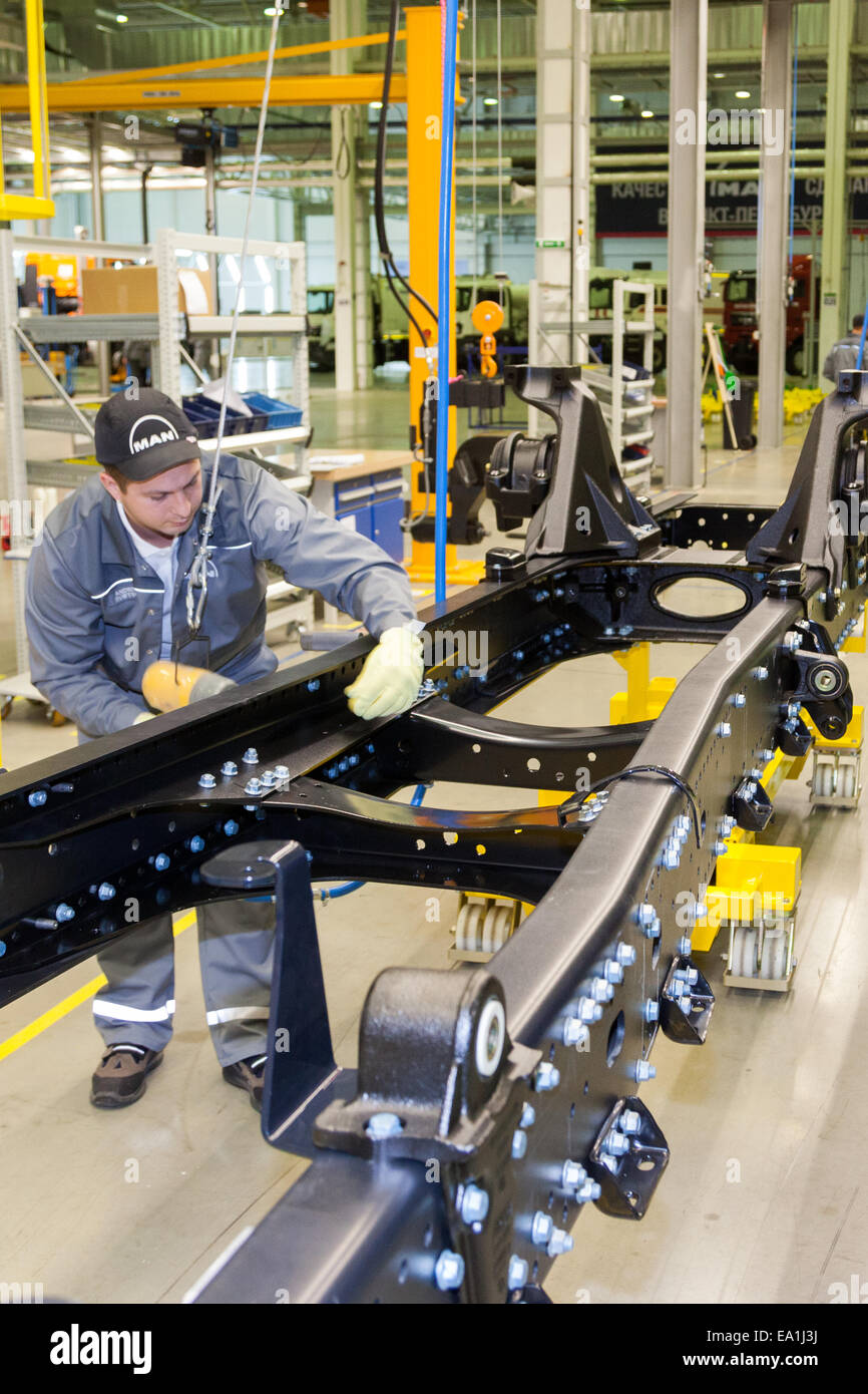 MAN Truck & Bus Production RUS Stock Photo - Alamy