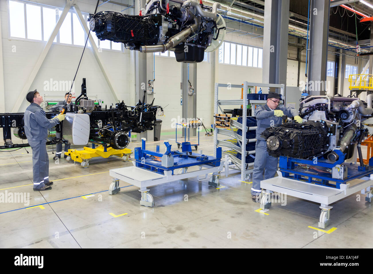 MAN Truck & Bus Production RUS Stock Photo - Alamy