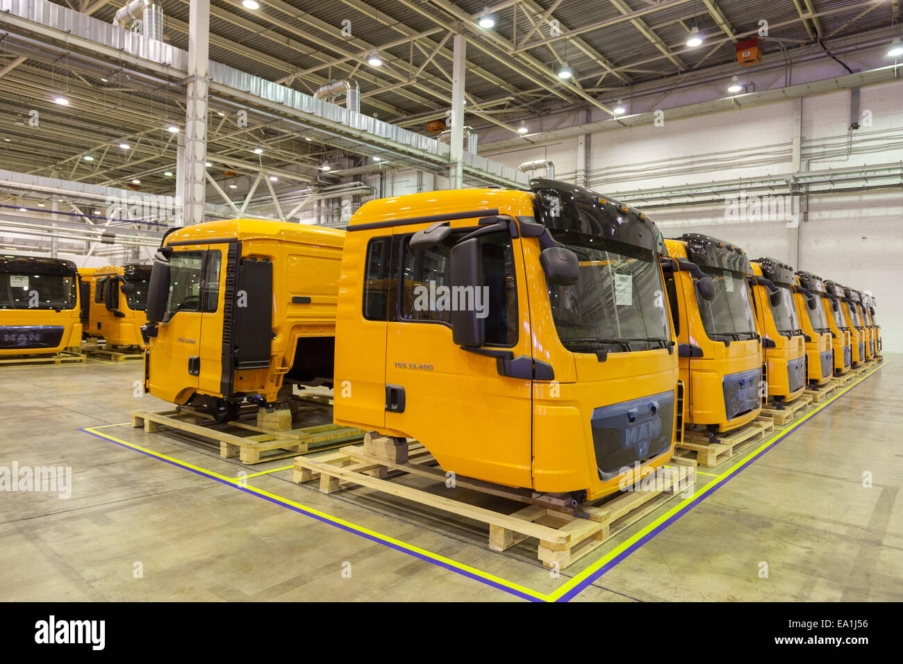 MAN Truck & Bus Production RUS Stock Photo - Alamy